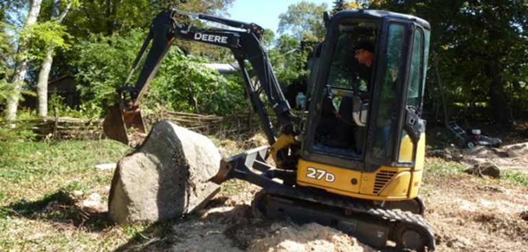 Mini Excavation Services | Tomboyz Landscaping